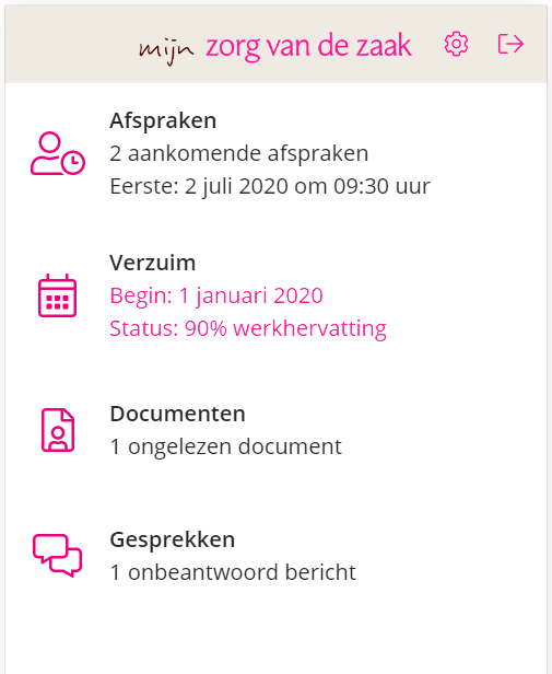 Mijn Zorg van de Zaak - Zorg van de Zaak